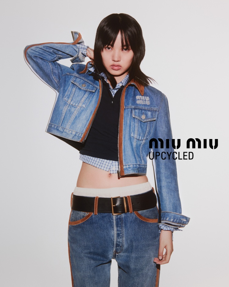 Prada集團營收黑馬再出招！Miu Miu「Upcycled」系列登場，二手改造牛仔迷你裙、短版外套準備賣翻 | Bella.tw儂儂